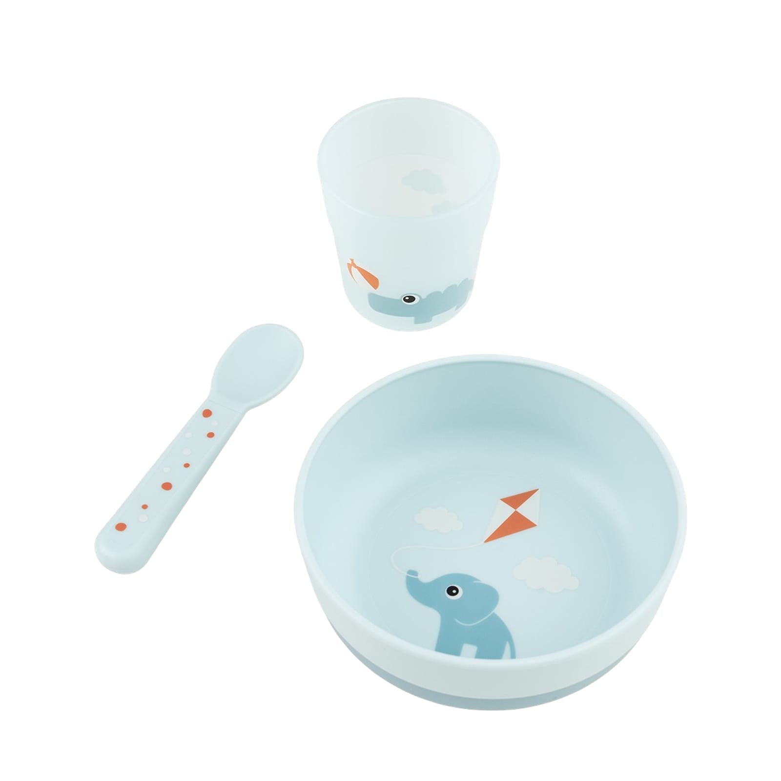 Done By Deer First Meal 3 Piece Set - Playground Blue