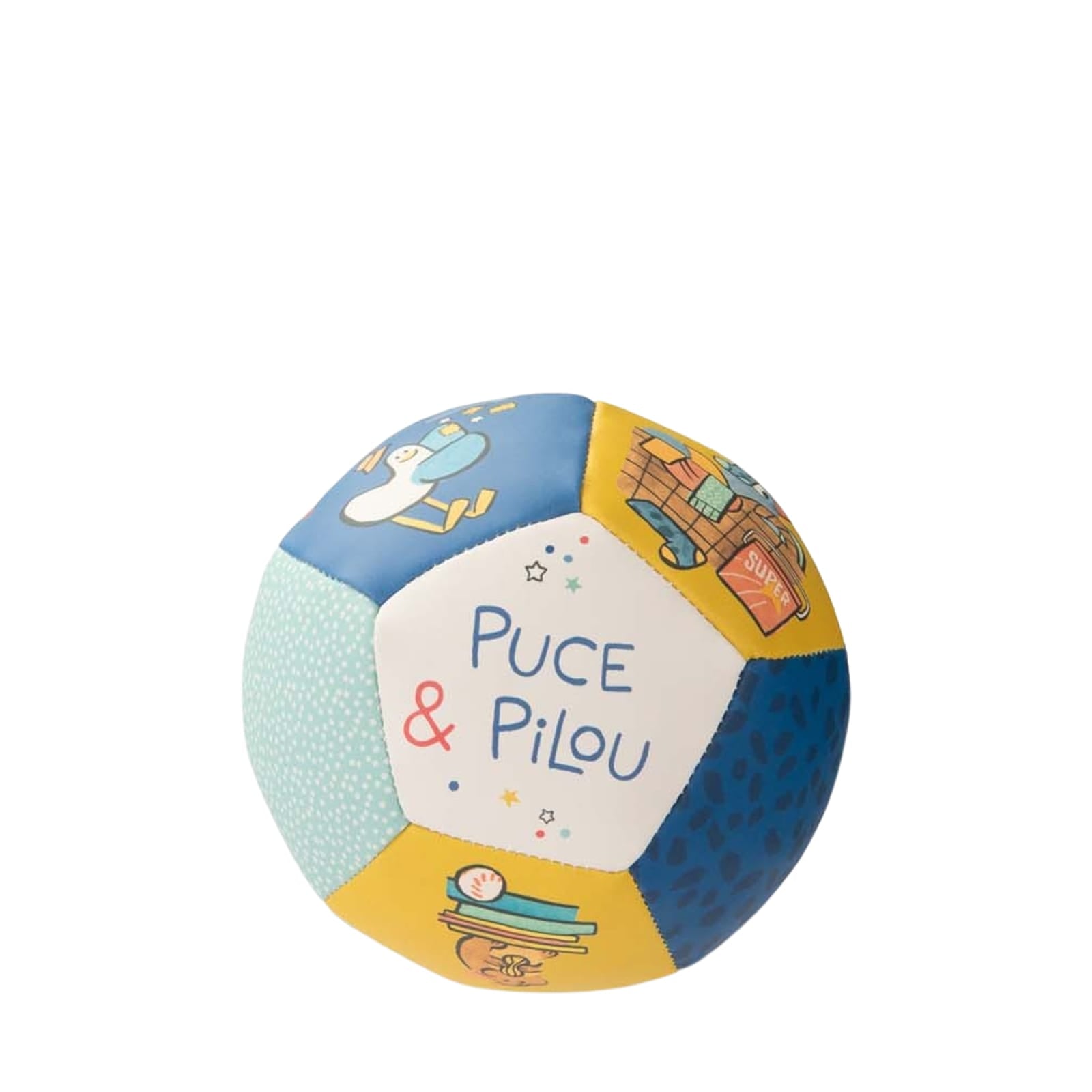 Moulin Roty Soft Ball - Puce and Pilou