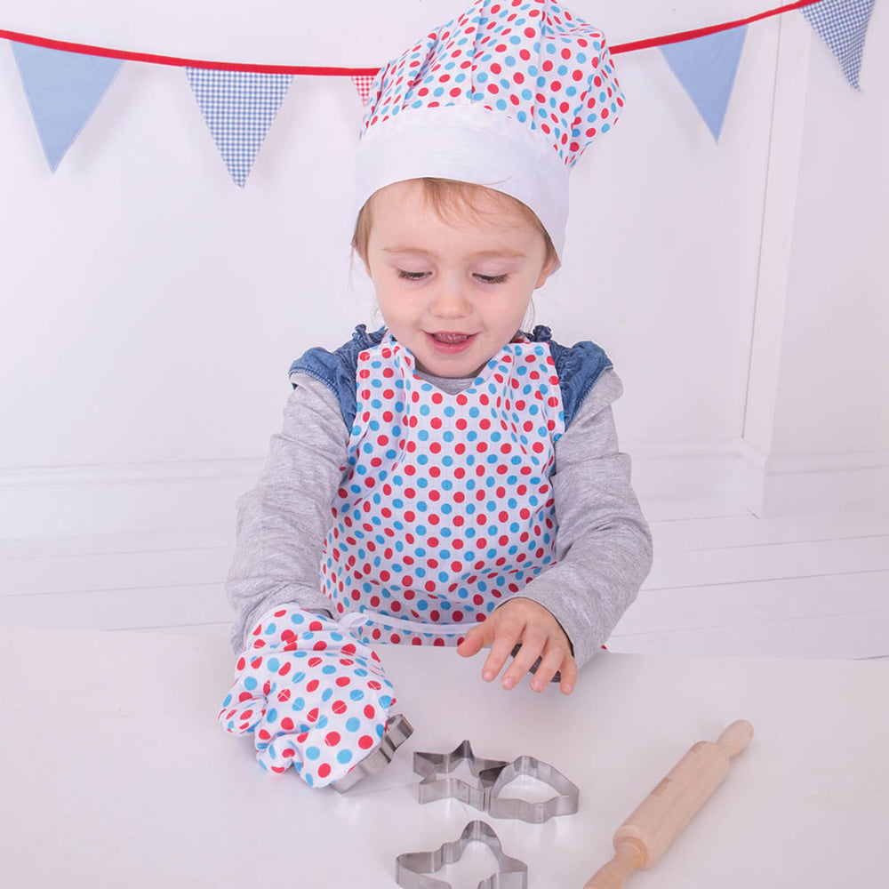 Big Jigs Chefs Dress Up Set - Spotted