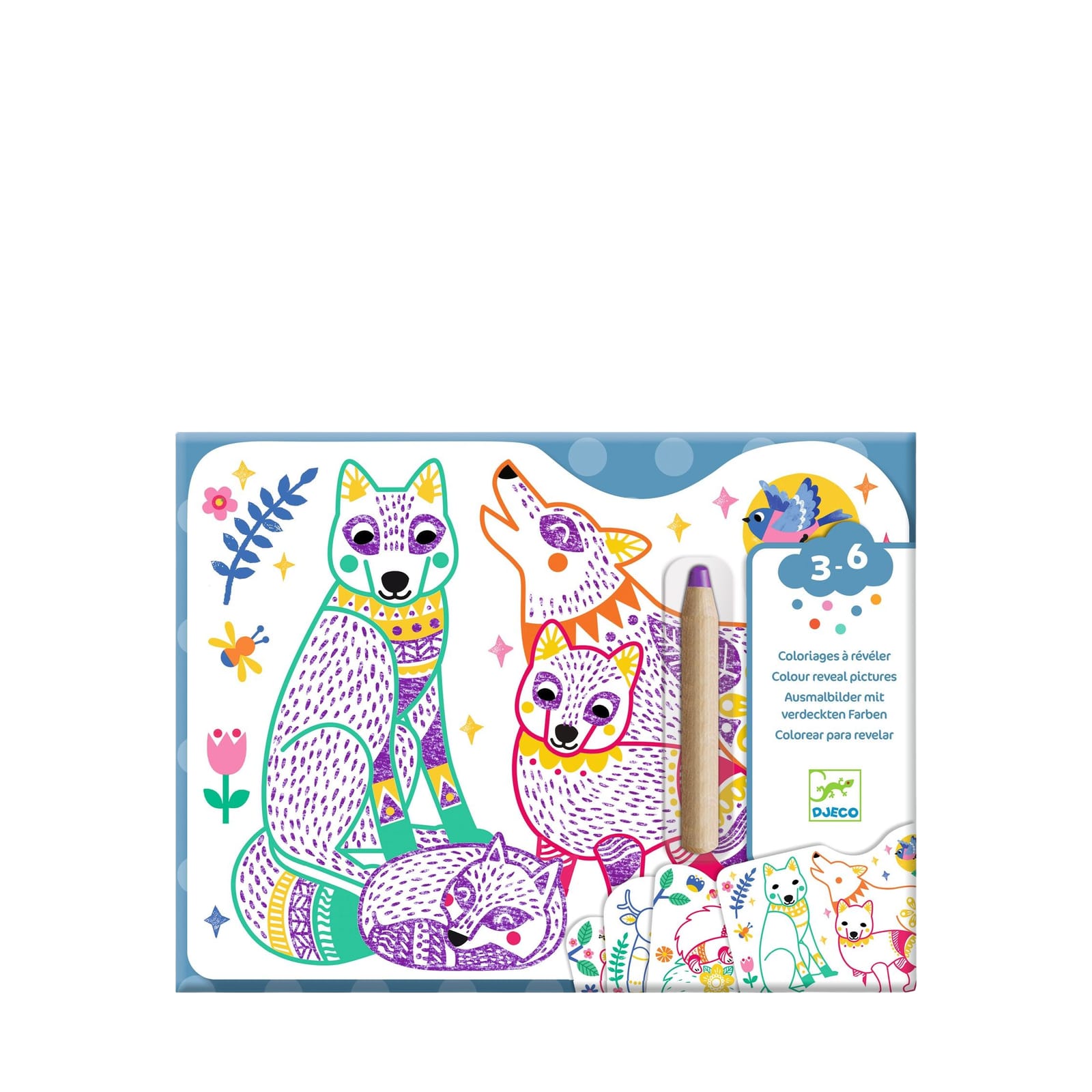 Djeco Colouring Craft Set - Forest Families