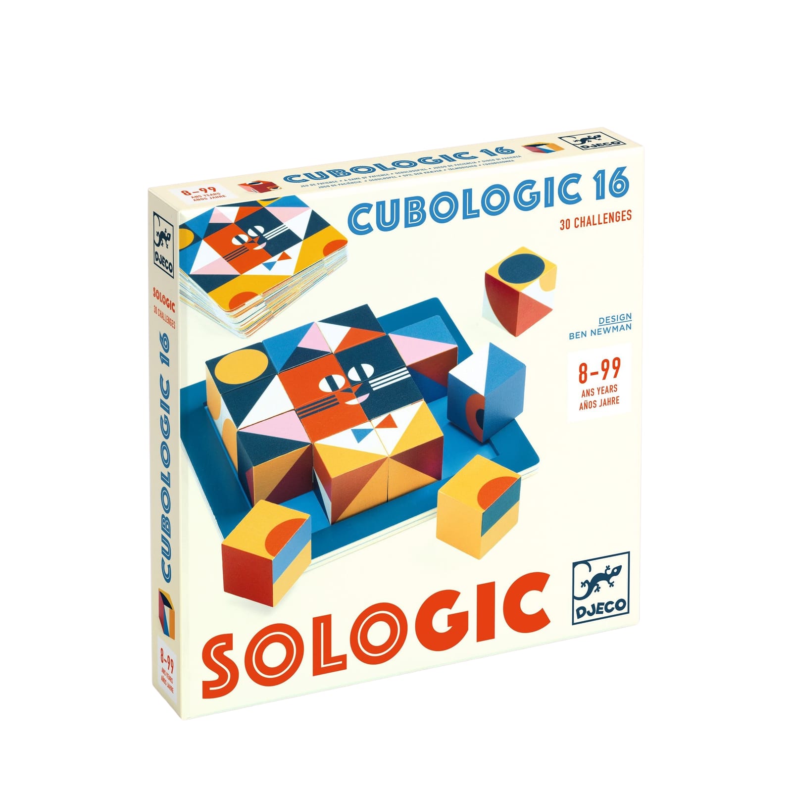 Djeco Sologic Game - Cube Logic 16