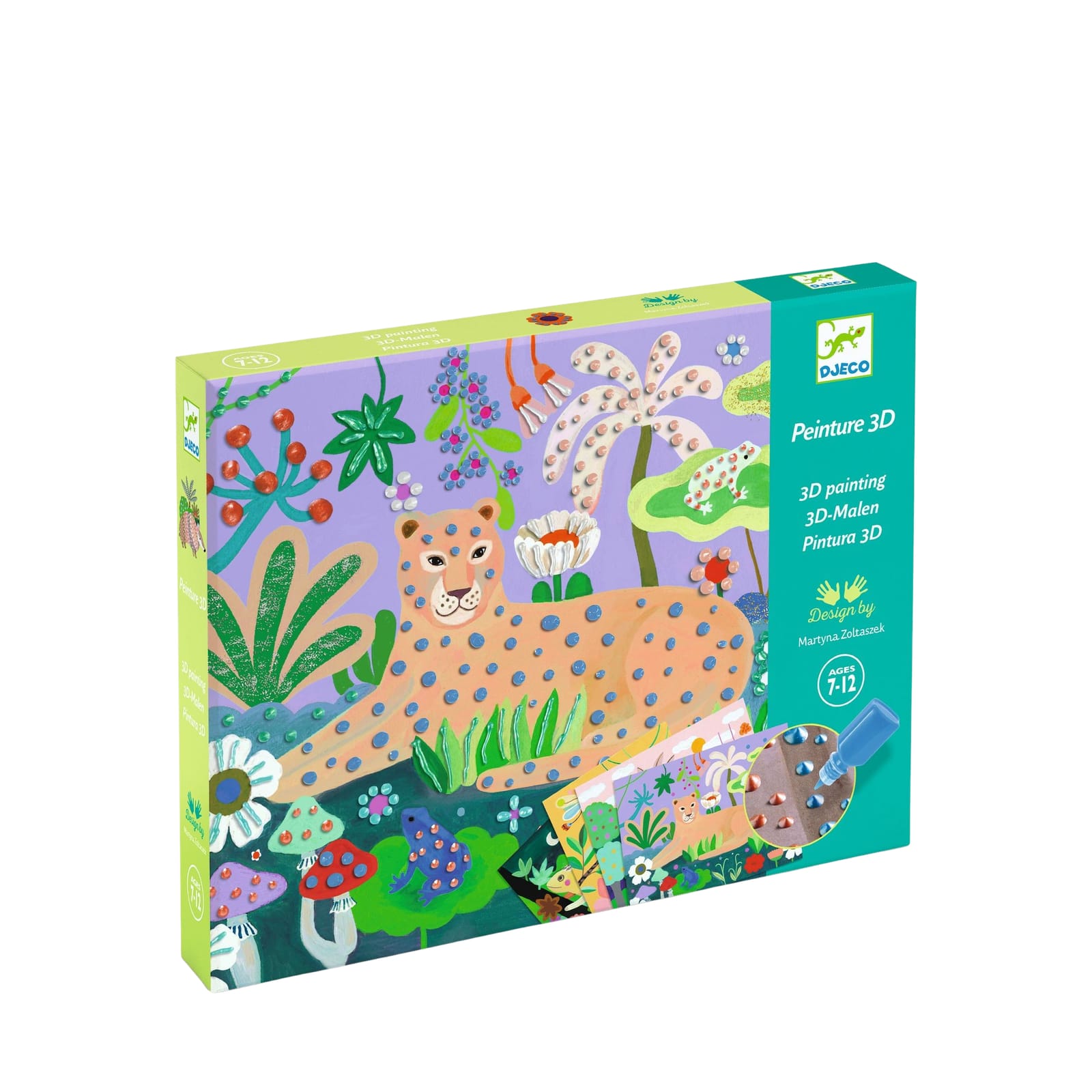 Djeco 3D Painting Craft Set - Tropical Forest