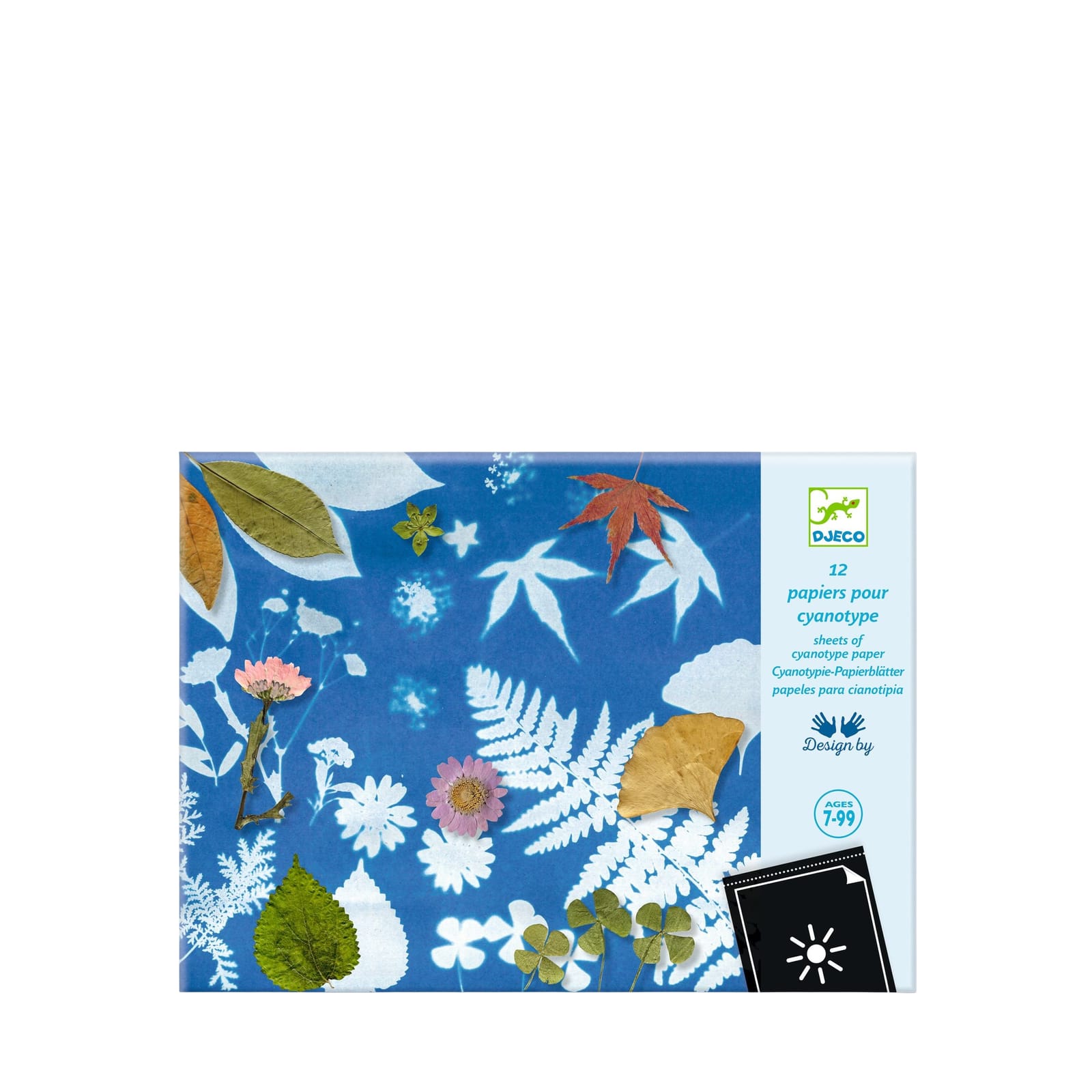 Djeco Light Sensitive Paper Craft Set - 12 Paper Sheets