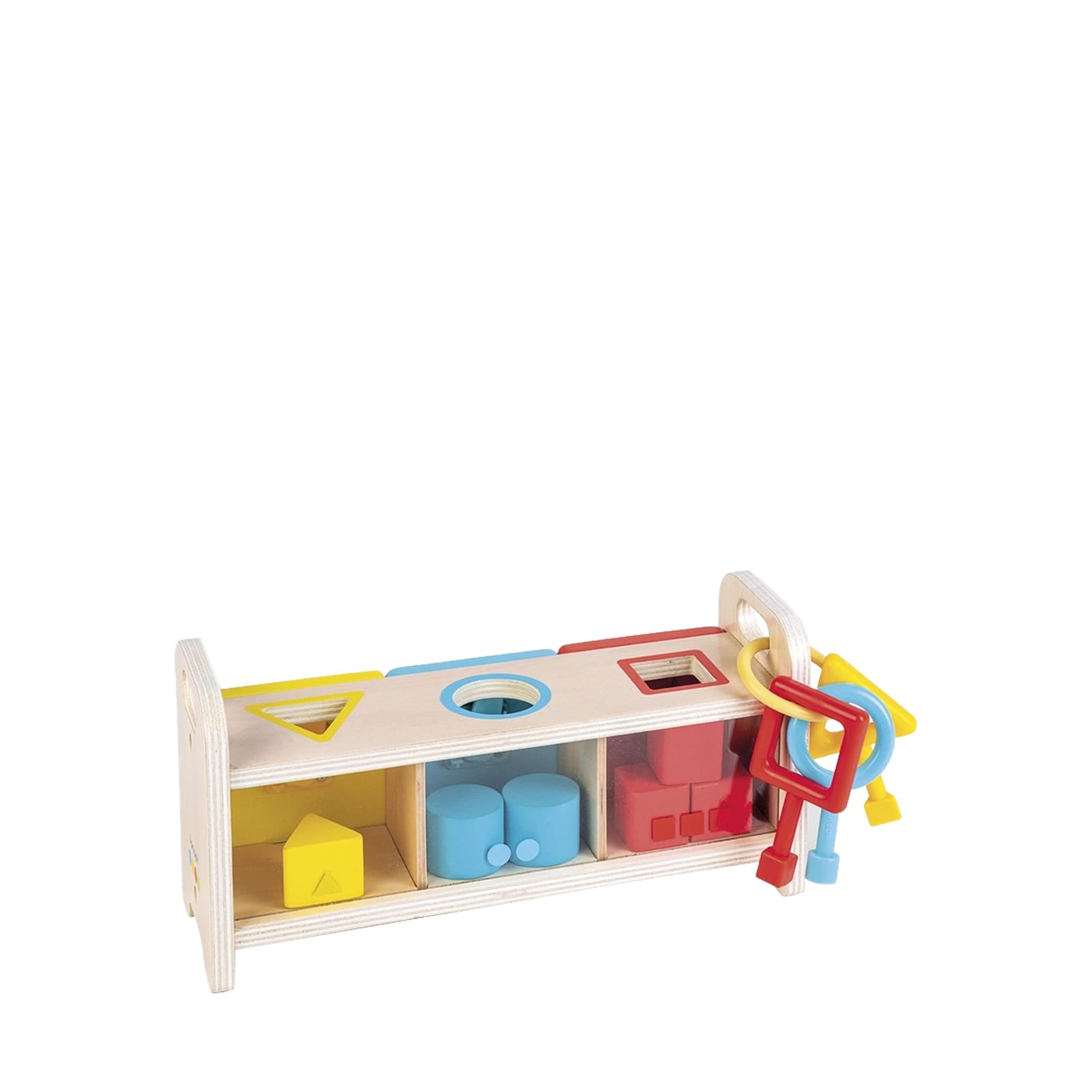 Janod Essential Shape Sorter Box With Keys