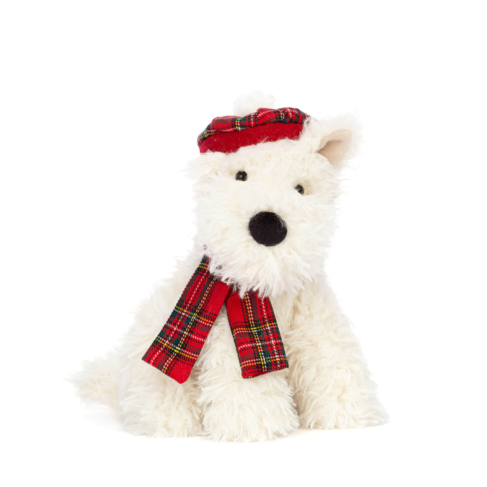 Jellycat Winter Warmer Munro Scottie Dog Soft Teddy Toy