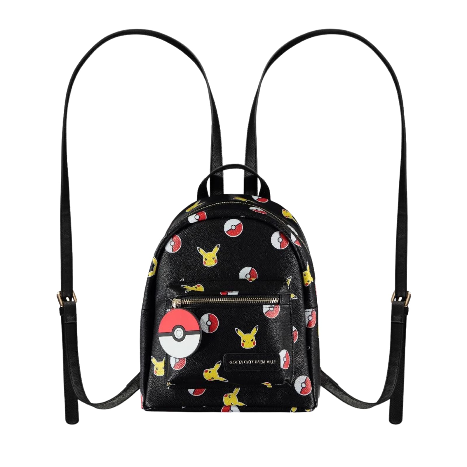 Difuzed Pokemon Small Backpack - Pikachu and Poke Balls
