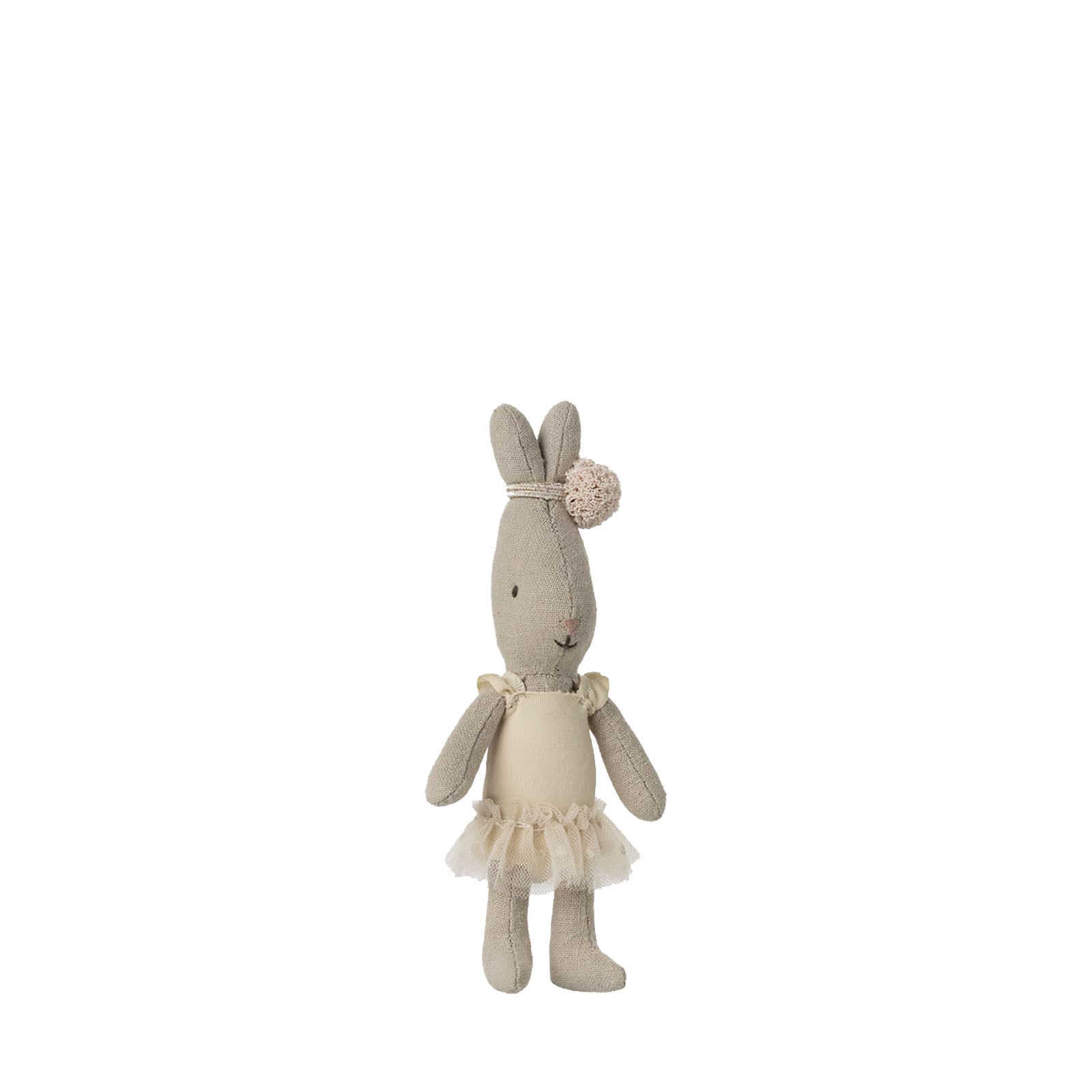 Maileg Rabbit - Micro - Ballet Suit and Skirt Cream