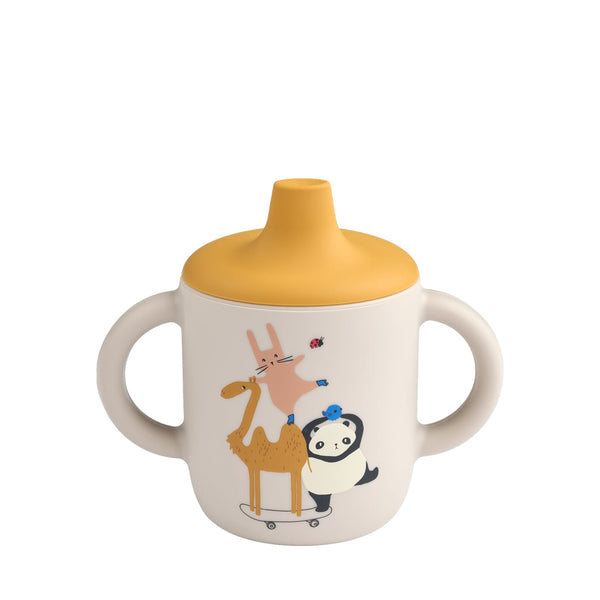 Liewood Neil Sippy Cup - Around The World Sandy