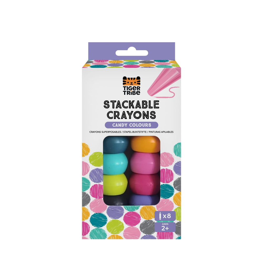 Tiger Tribe Stackable Crayons - Candy Colours