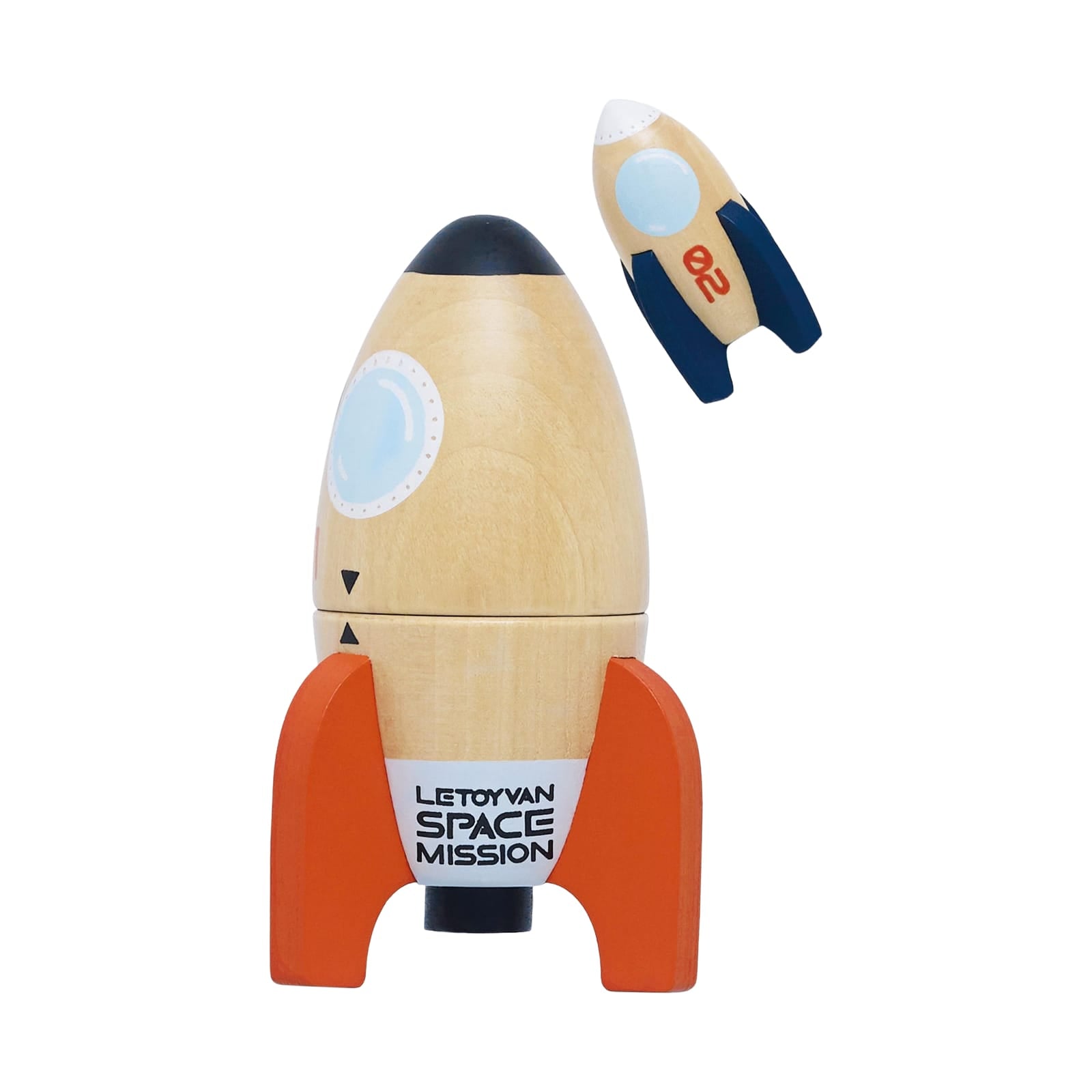 Le Toy Van Magnetic Space Rocket Duo
