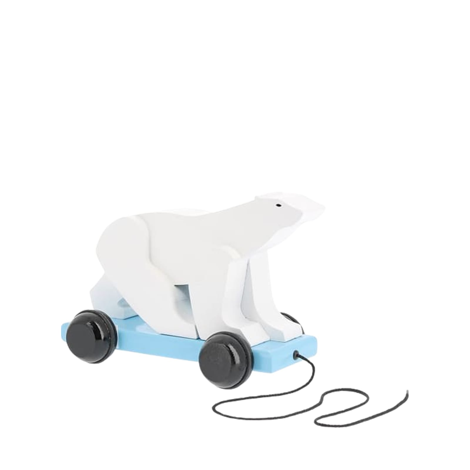 Vilac Pompon Pull Along Polar Bear