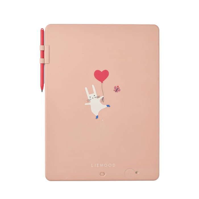 Liewood Zora Magic Drawing Board 13.5 Inch - Rabbit Pale Tuscany