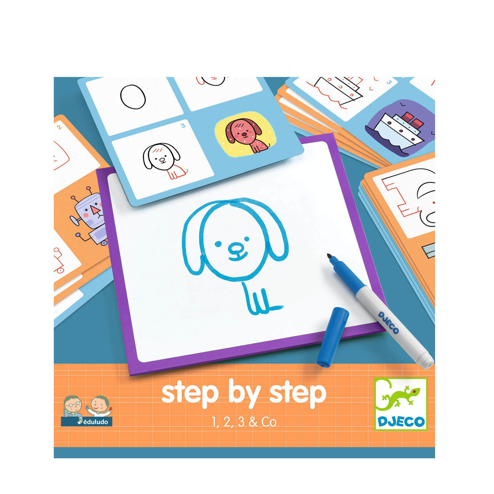 Djeco Drawing Step By Step - 1, 2, 3 and Co