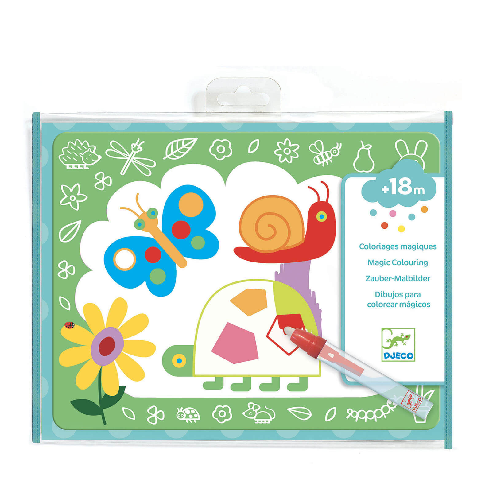 Djeco Magic Water Colouring Boards - Magic Scribbles