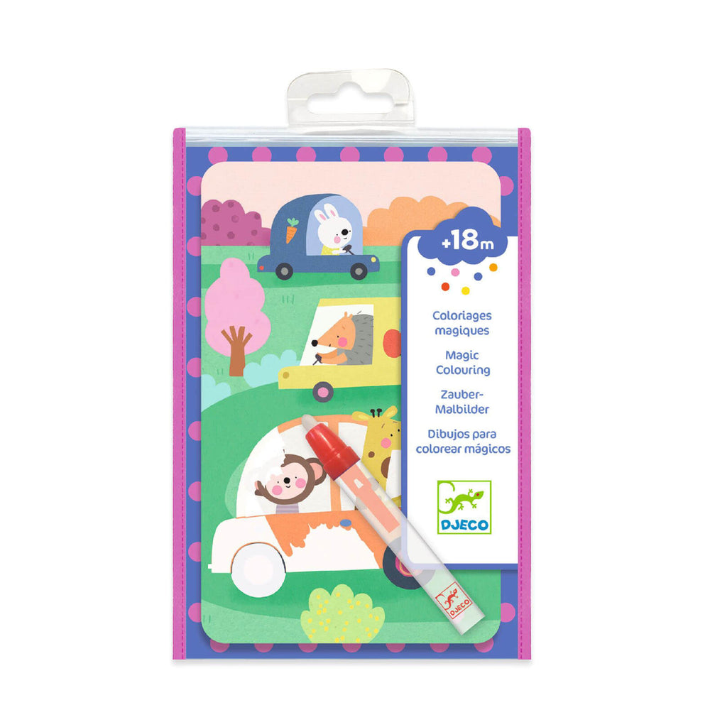Djeco Magic Water Colouring Boards - On The Road