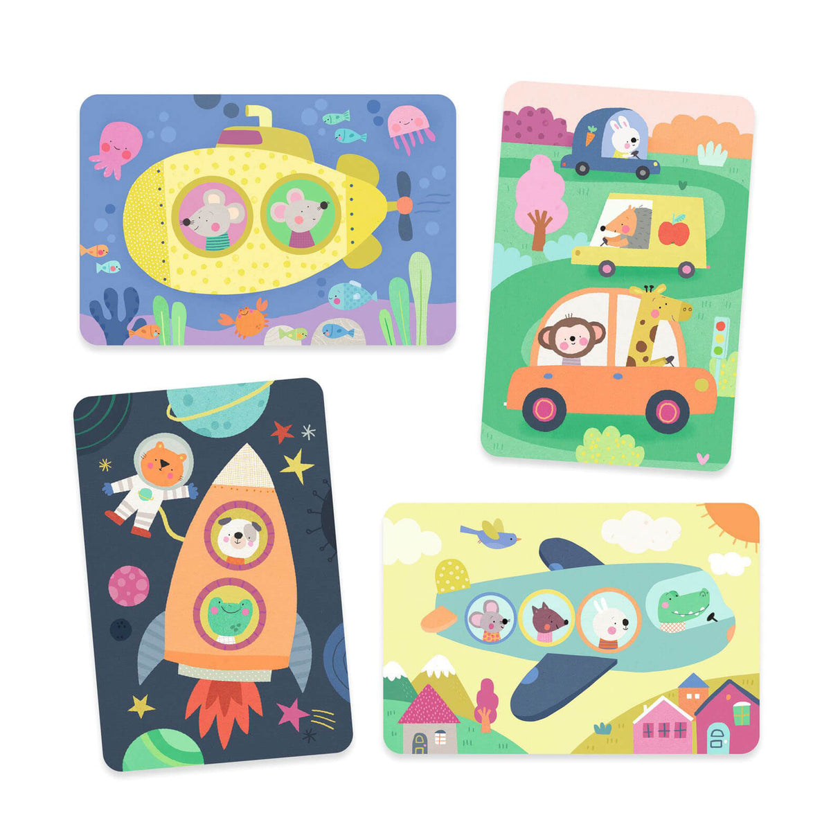 Djeco Magic Water Colouring Boards - On The Road