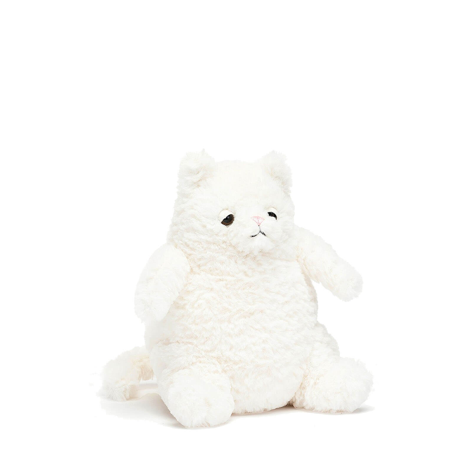 Jellycat Small Amore Cat Cream Soft Teddy Toy
