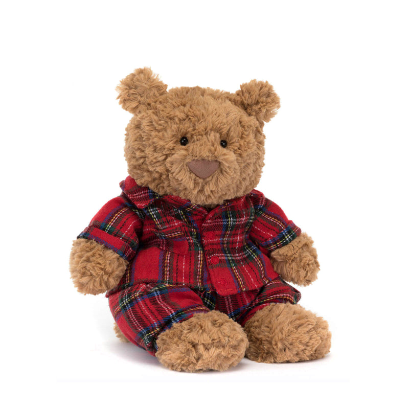 Jellycat Bartholomew Bear Bedtime Soft Teddy Toy – Small Kins