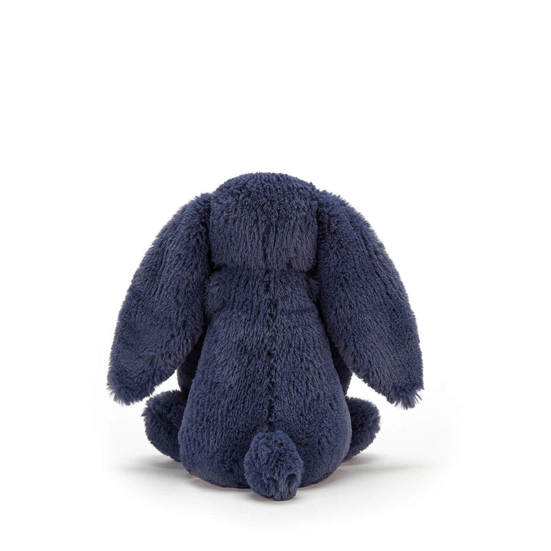 Jellycat Small Bashful Bunny Navy Soft Teddy Toy – Small Kins