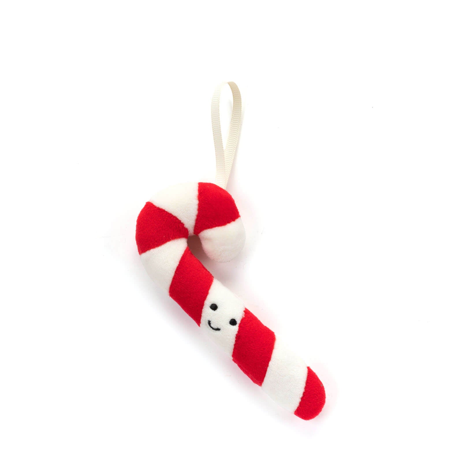 Jellycat Festive Folly - Candy Cane Soft Teddy Toy