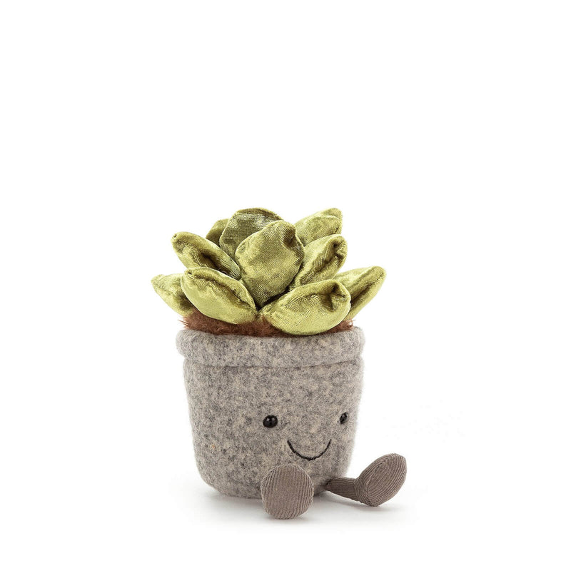 Jellycat Silly Succulent Jade Soft Teddy Toy – Small Kins