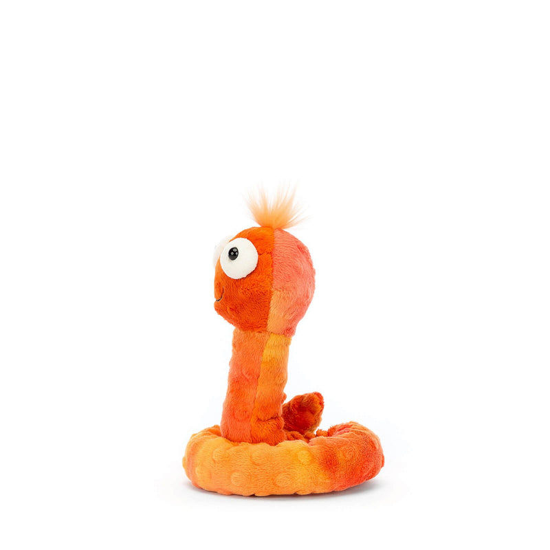 Jellycat Winston Worm Soft Teddy Toy – Small Kins