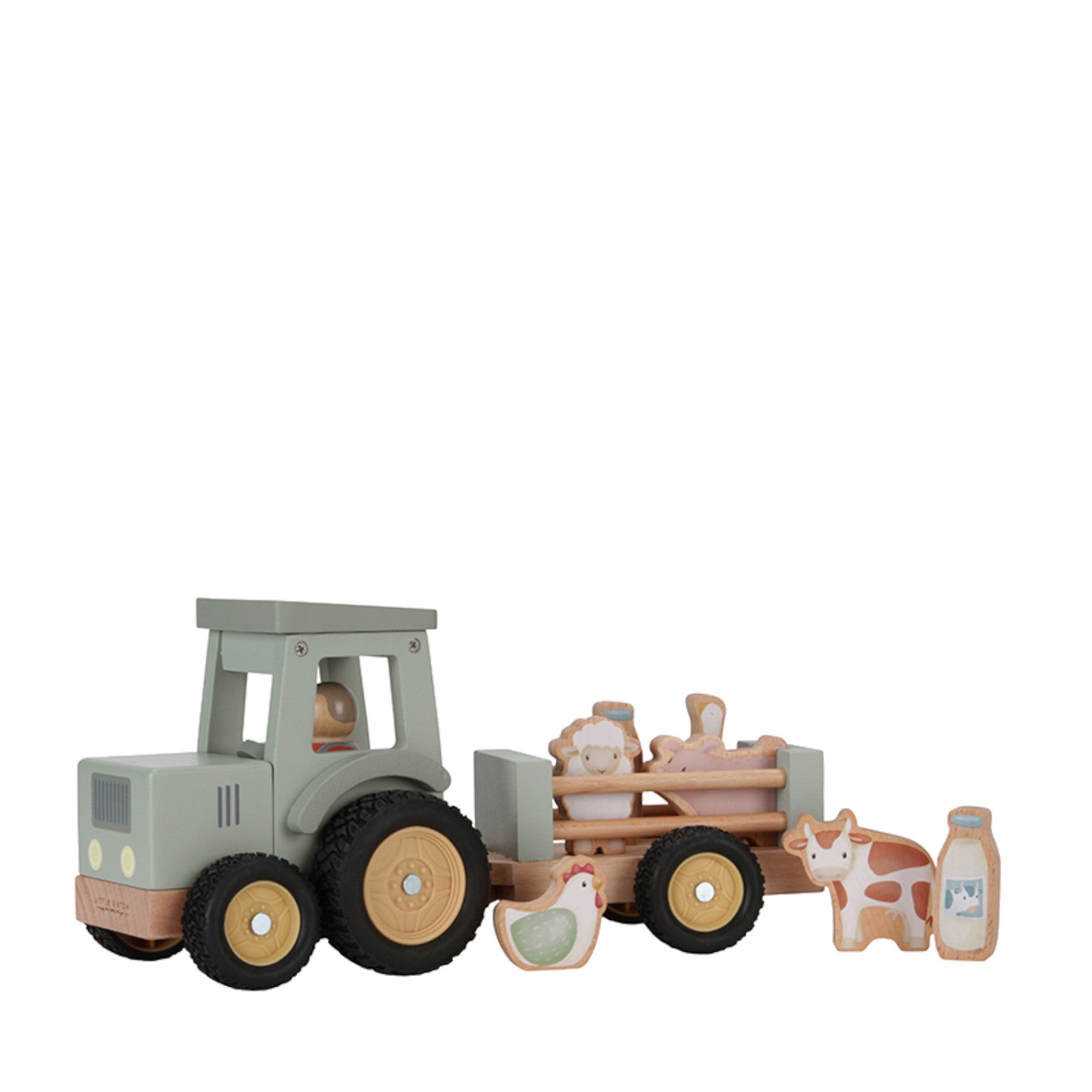Little Dutch Tractor With Trailer - Little Farm
