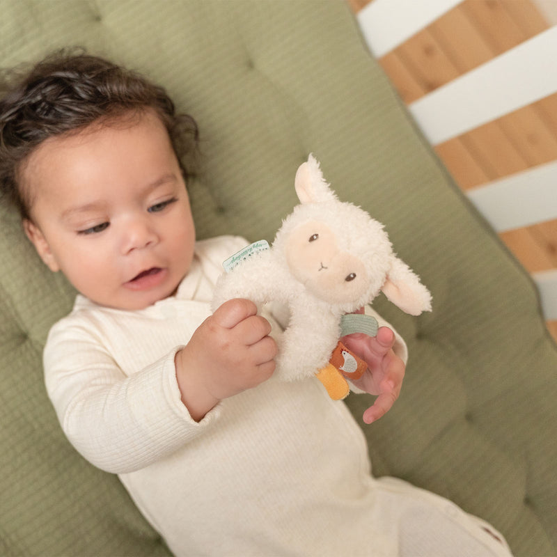 Little Dutch Soft Ring Rattle Sheep - Little Farm – Small Kins