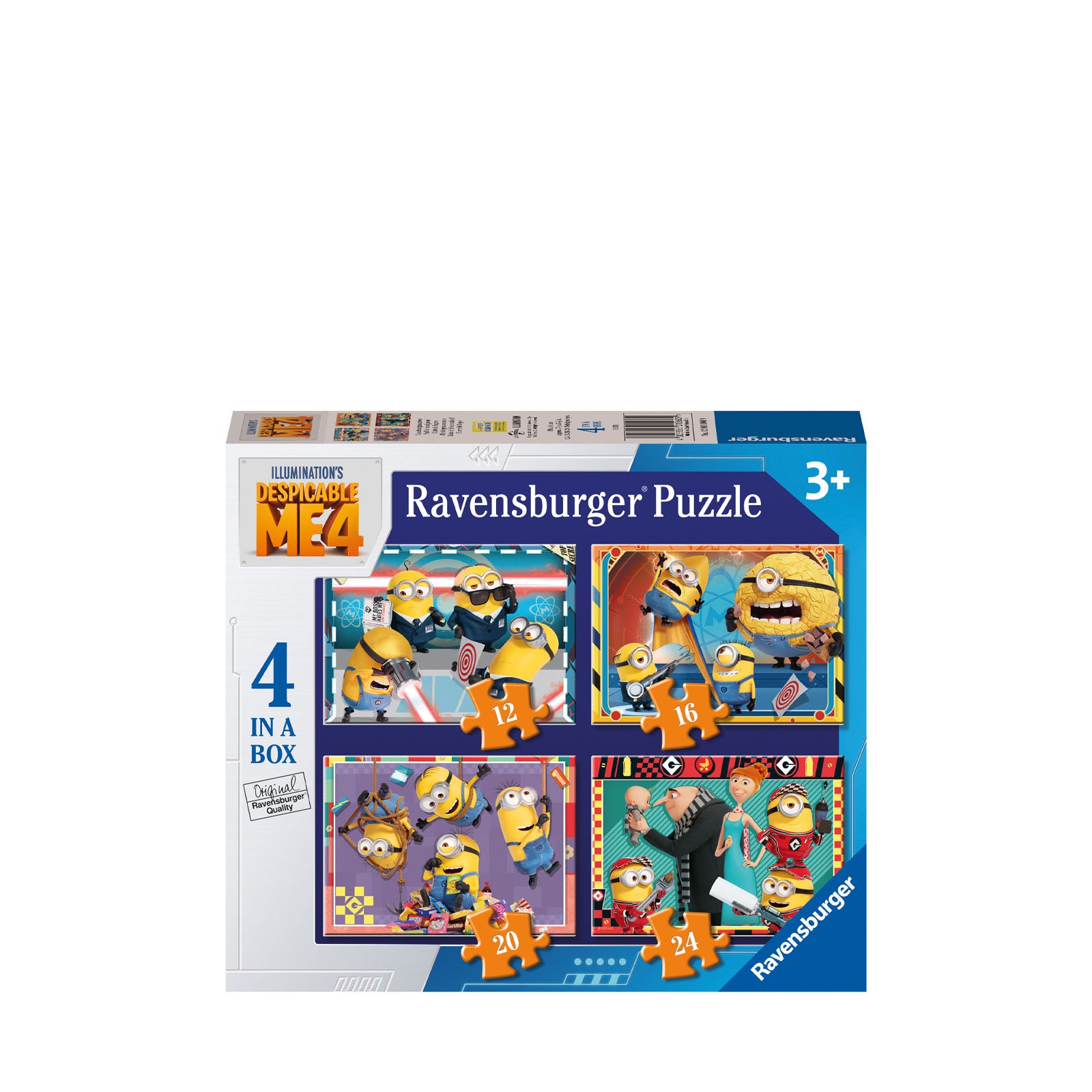 Ravensburger Despicable Me 4 - 4 Puzzles In a Box