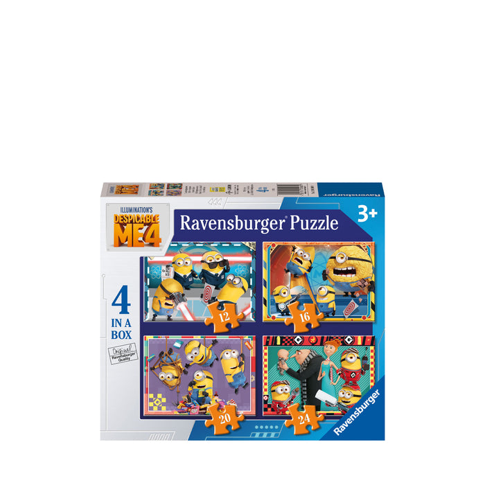 Ravensburger Despicable Me 4 - 4 Puzzles In a Box