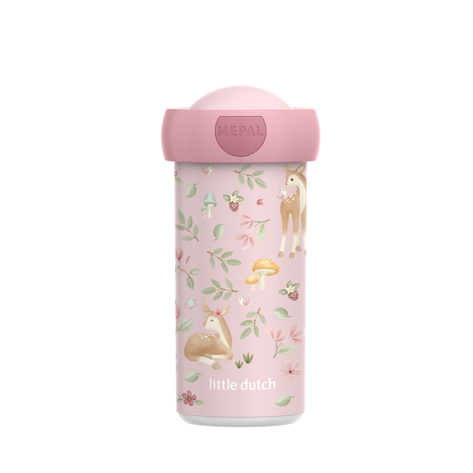 Little Dutch School Beaker Bottle 300 ml - Fairy Garden