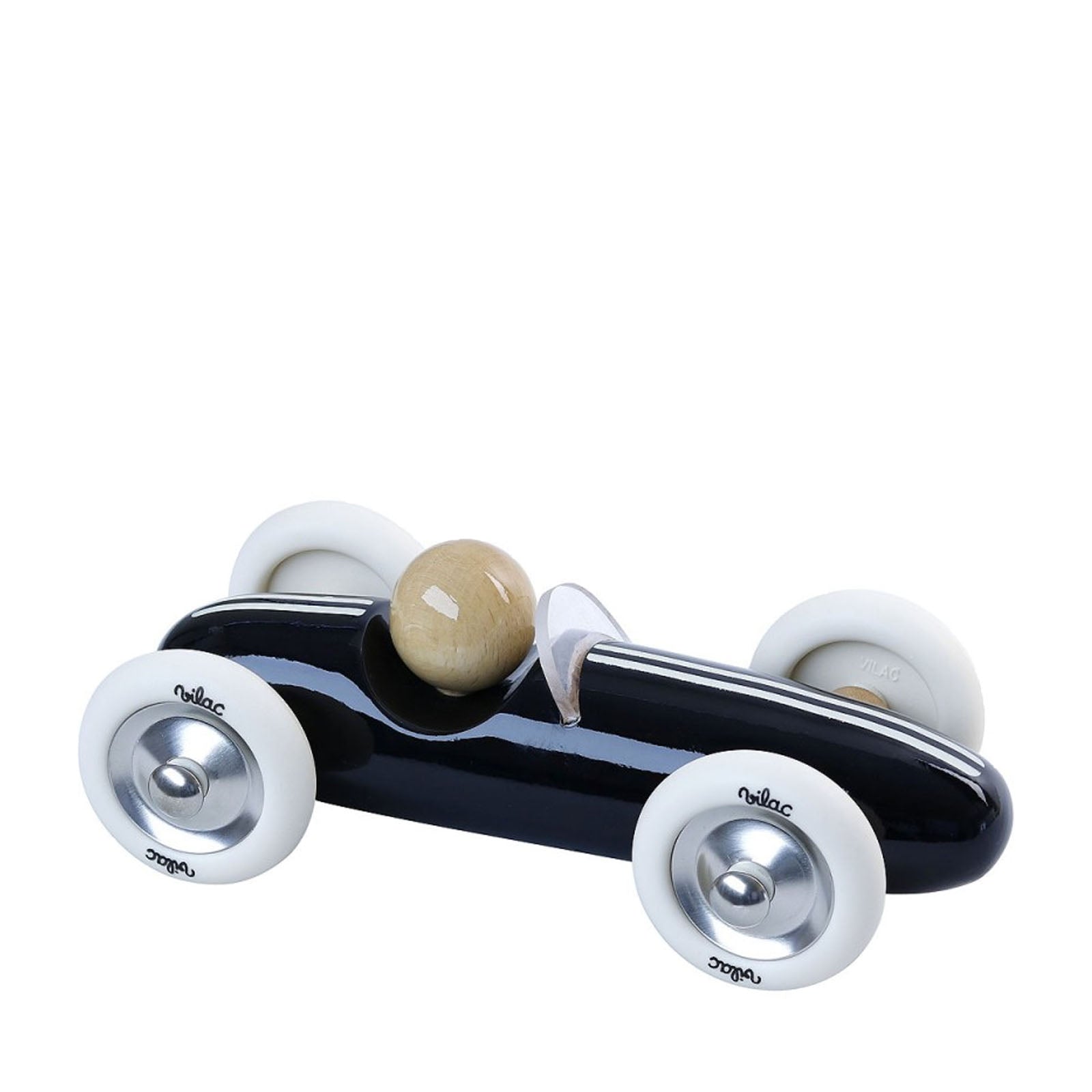 Vilac Vintage Wooden Race Car Grand Prix Black