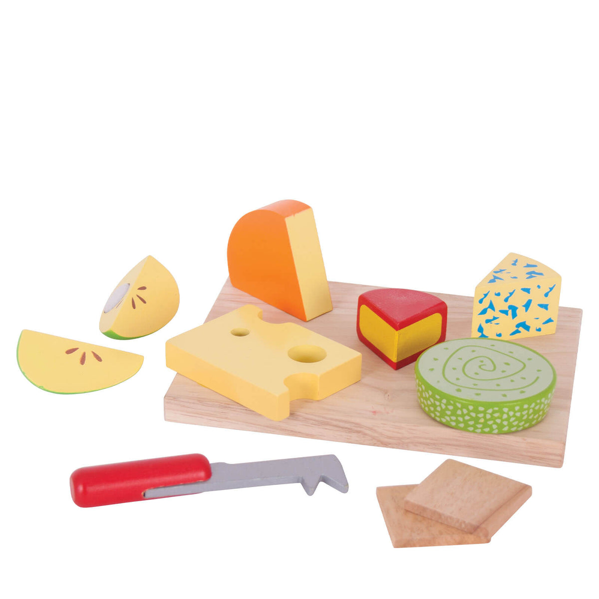 Big Jigs Wooden Cheese Board Set