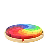 Grimm’s Large Colour Spiral Building Block Puzzle – Small Kins