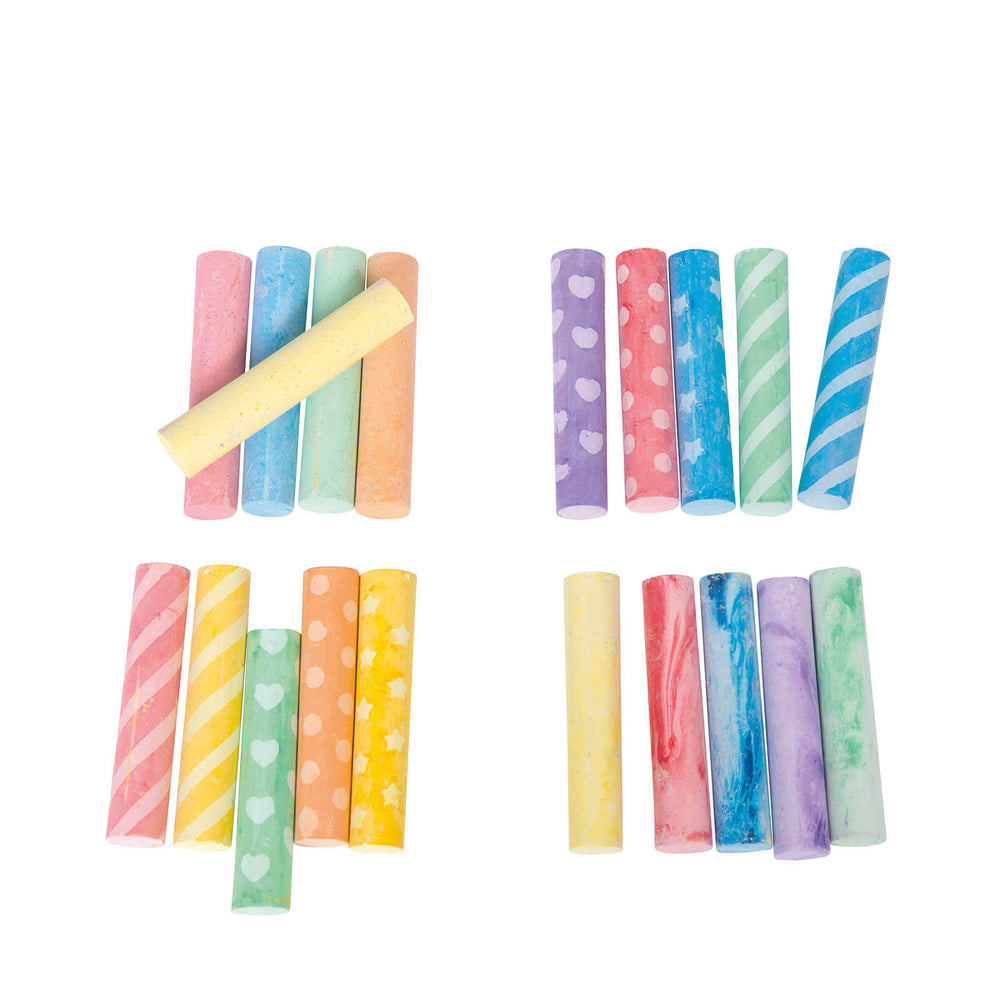 Moulin Roty 20 Coloured Floor Chalks